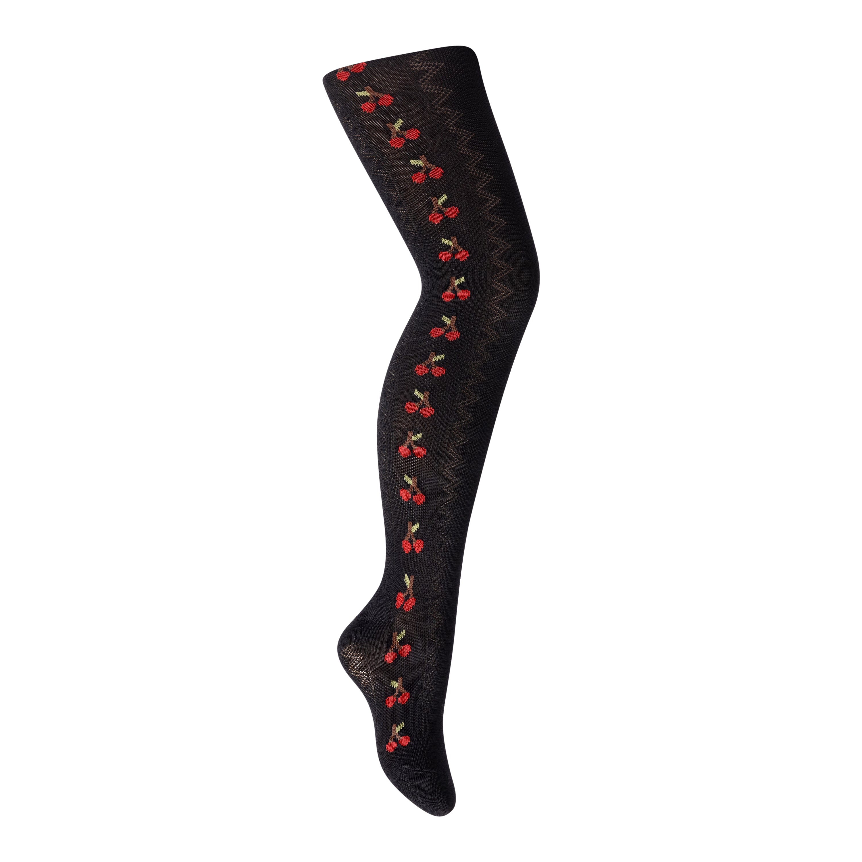 Zubii Cherry Texture Tights - 1331 | Hosiery Plus