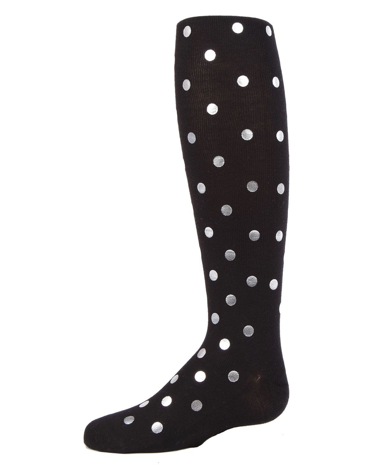 Memoi Metallic Dot Tights - Mkf-4001 | Hosiery Plus